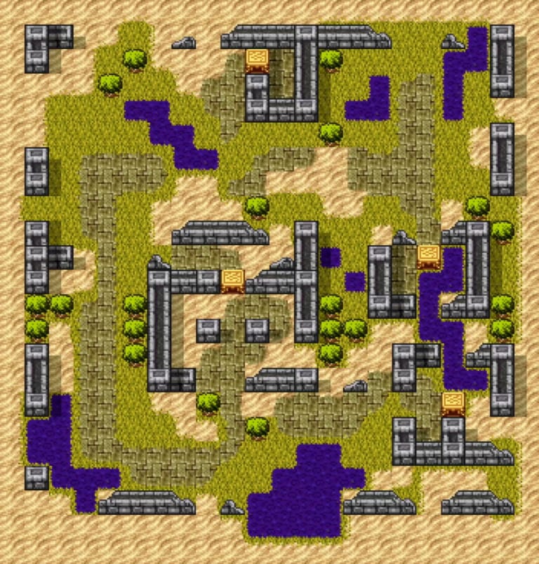 【ドラクエ1】ストーリー攻略チャート・ワールド＆ダンジョンマップ【DQ1】 – 攻略大百科