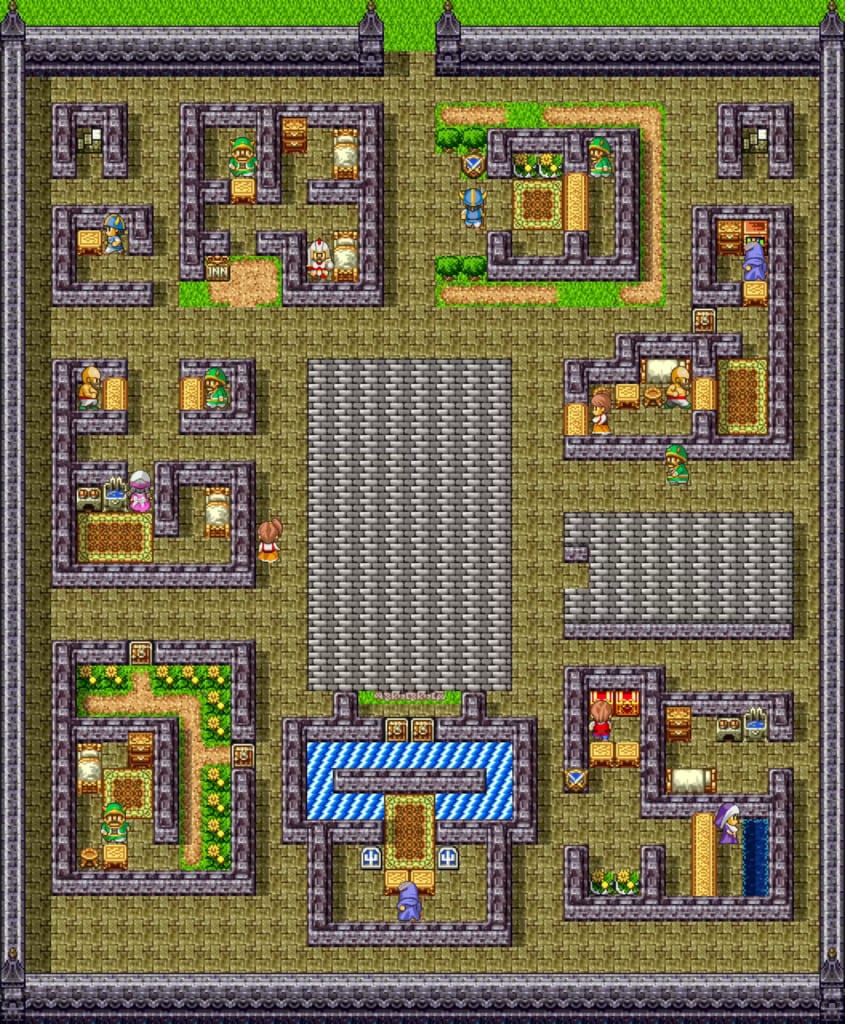 【ドラクエ1】ストーリー攻略チャート・ワールド＆ダンジョンマップ【DQ1】 – 攻略大百科