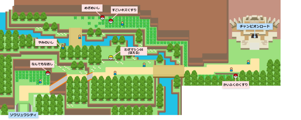 【ポケモンBW】10番道路のマップと出現するポケモン【ブラック・ホワイト】 – 攻略大百科