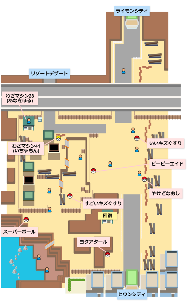 【ポケモンBW】4番道路のマップと出現するポケモン【ブラック・ホワイト】 – 攻略大百科
