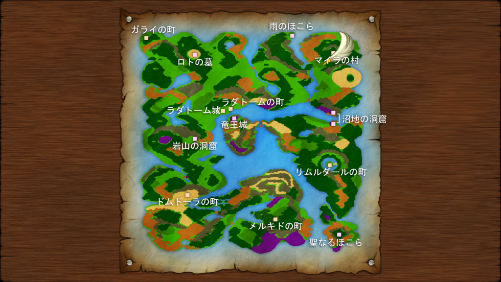 【ドラクエ1】ストーリー攻略チャート・ワールド＆ダンジョンマップ【DQ1】 – 攻略大百科